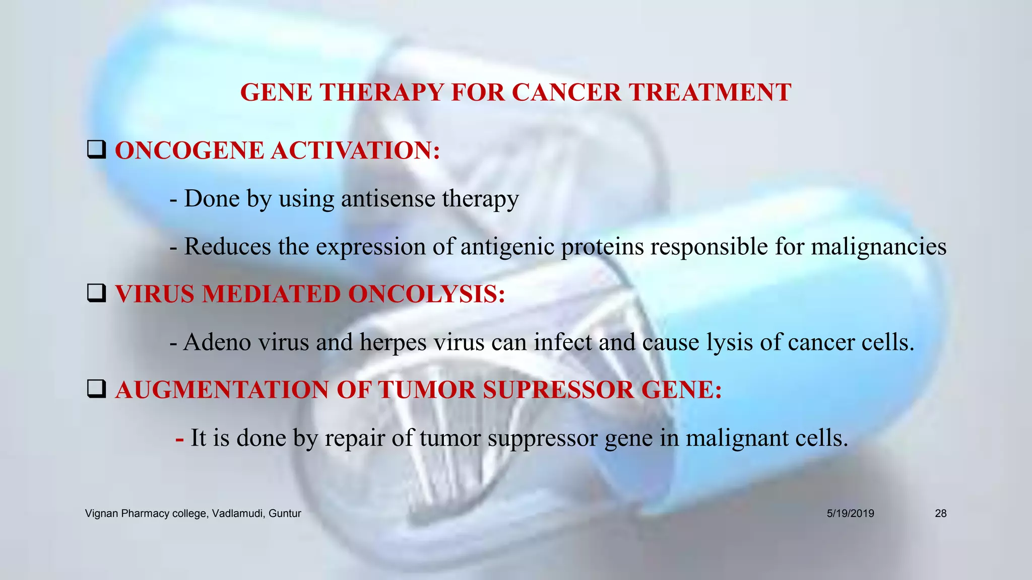 Nucleic acid based therapeutic drug delivery system | PPTX