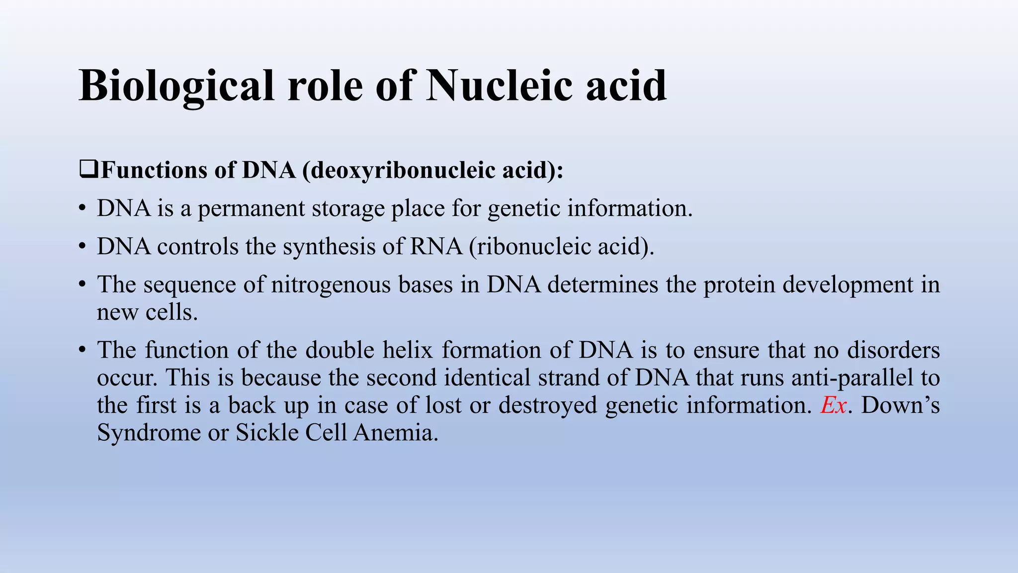 Nucleic acid biomolecule | PDF