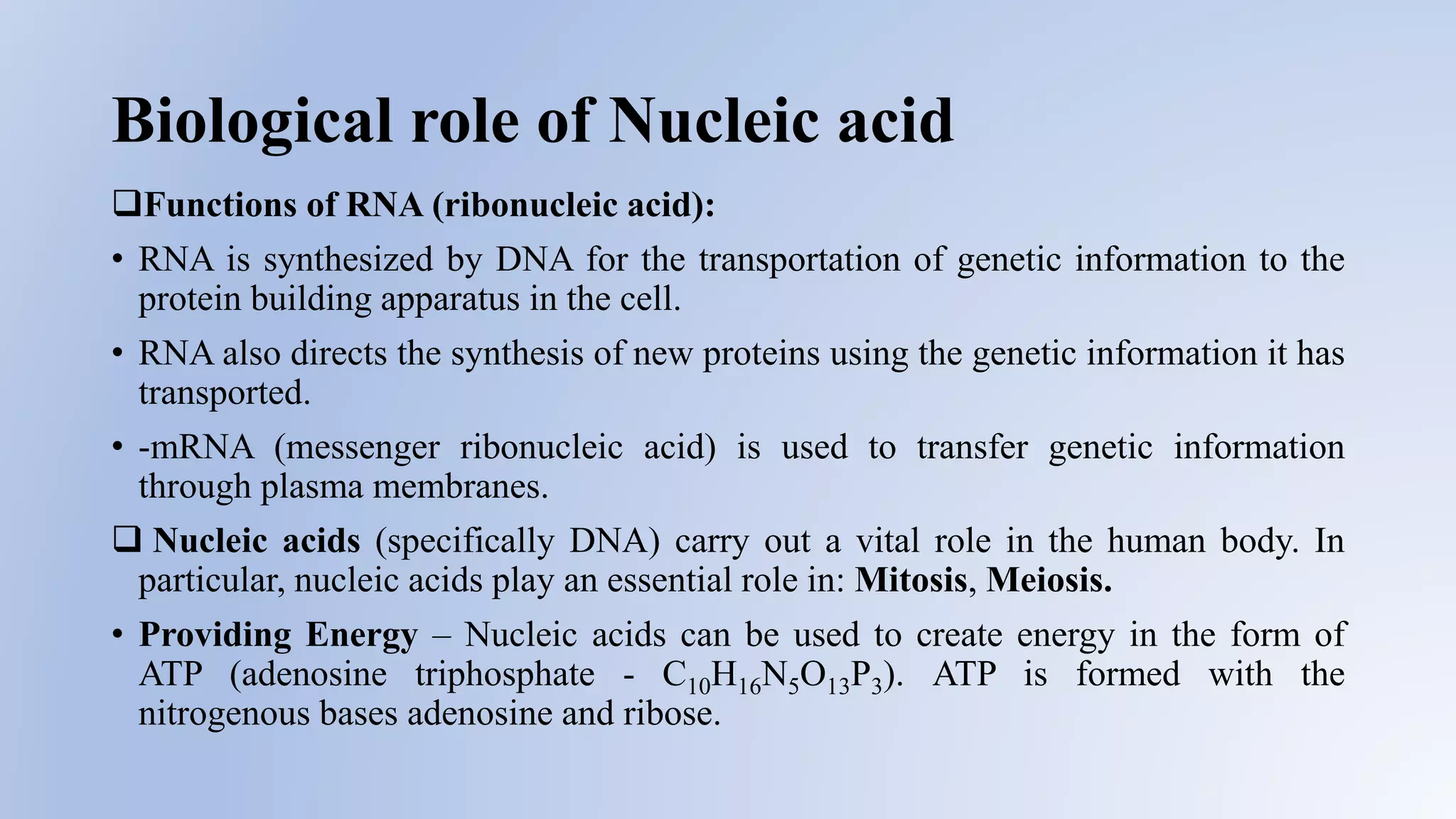 Nucleic acid biomolecule | PDF