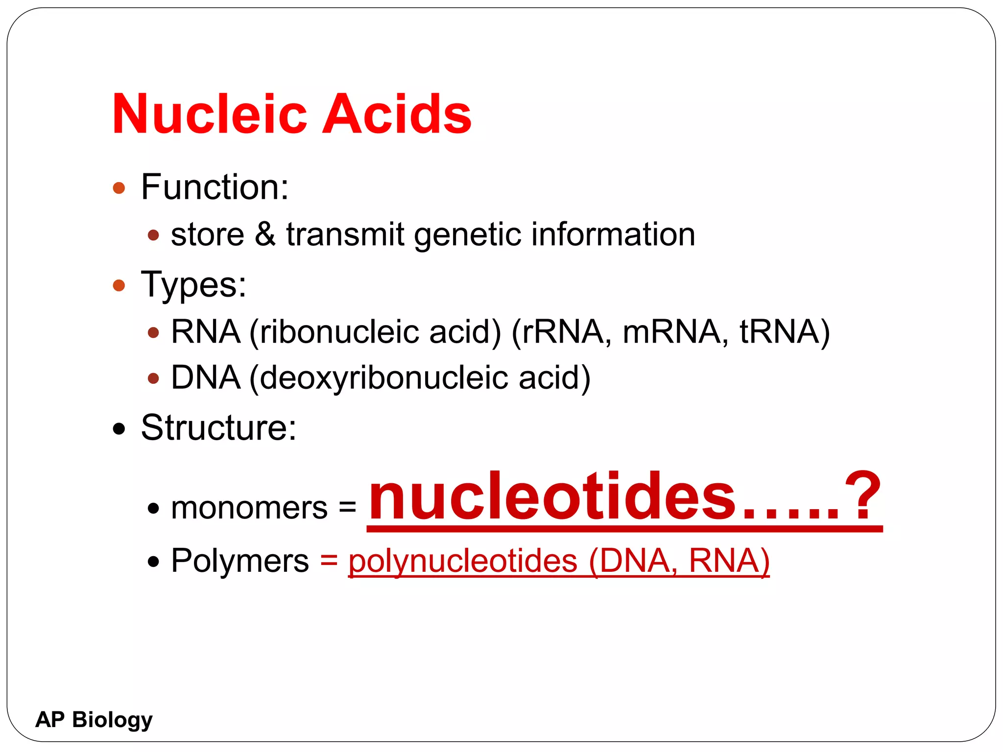 Nucleic Acid Chemistry session one.ppt