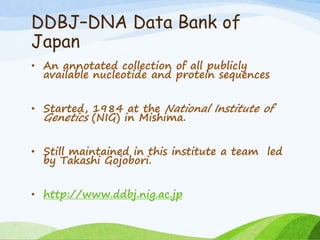 Nucleic acid database | PPT