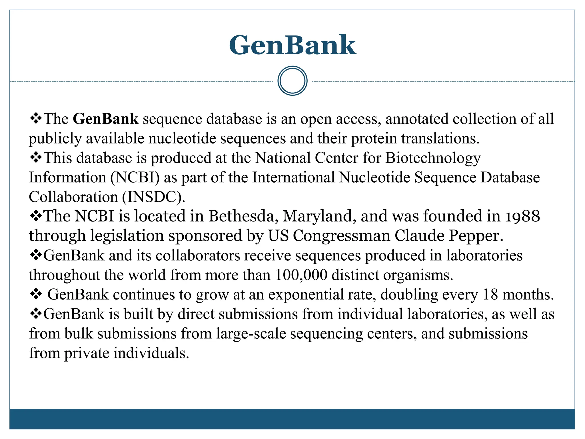 Nucleic Acid Databases (NDB ) of bioinformatics pptx | PPTX