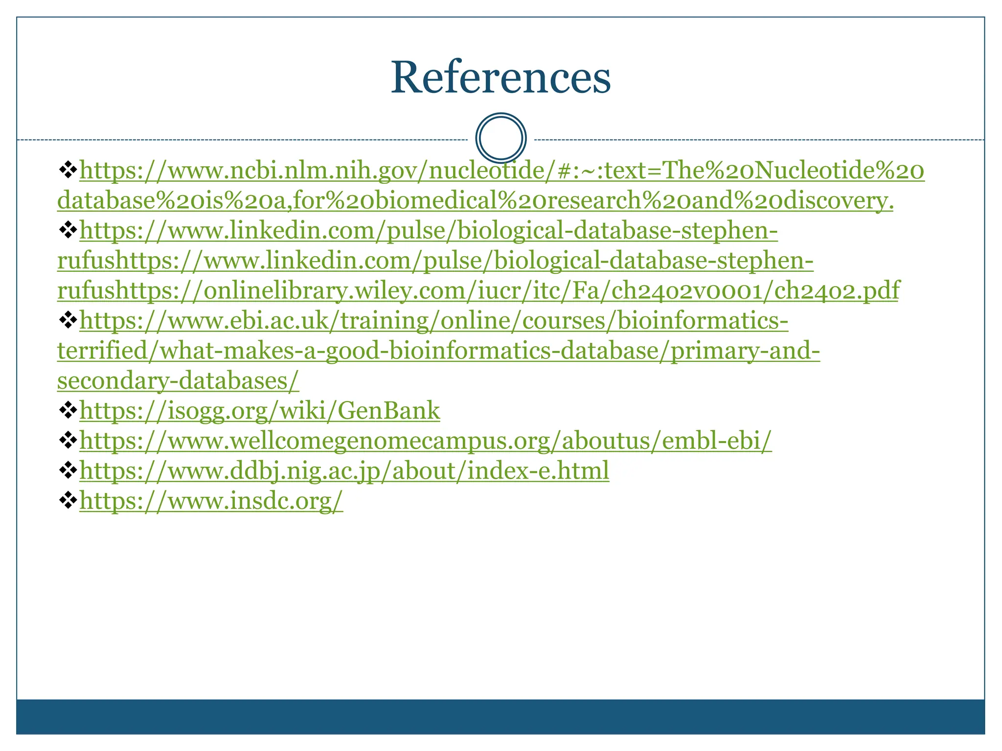 Nucleic Acid Databases (NDB ) of bioinformatics pptx | PPTX