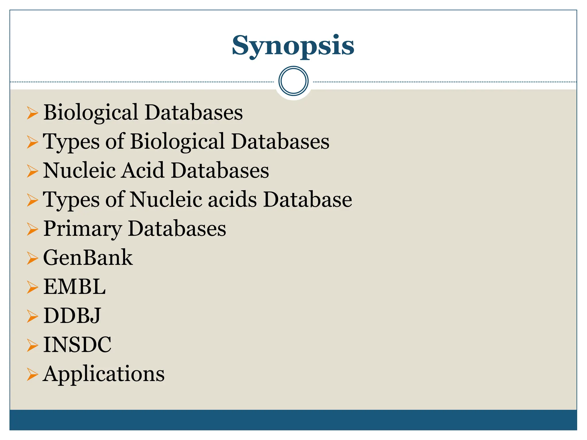 Nucleic Acid Databases Ndb Of Bioinformatics Pptx Ppt 3737
