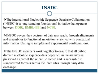 Nucleic Acid Databases (NDB ) of bioinformatics pptx | PPTX