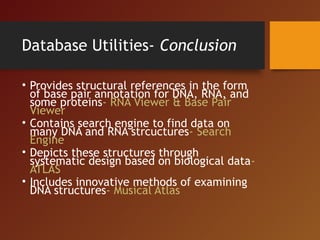 Nucleic acid database | PPT