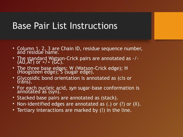 Nucleic acid database | PPT