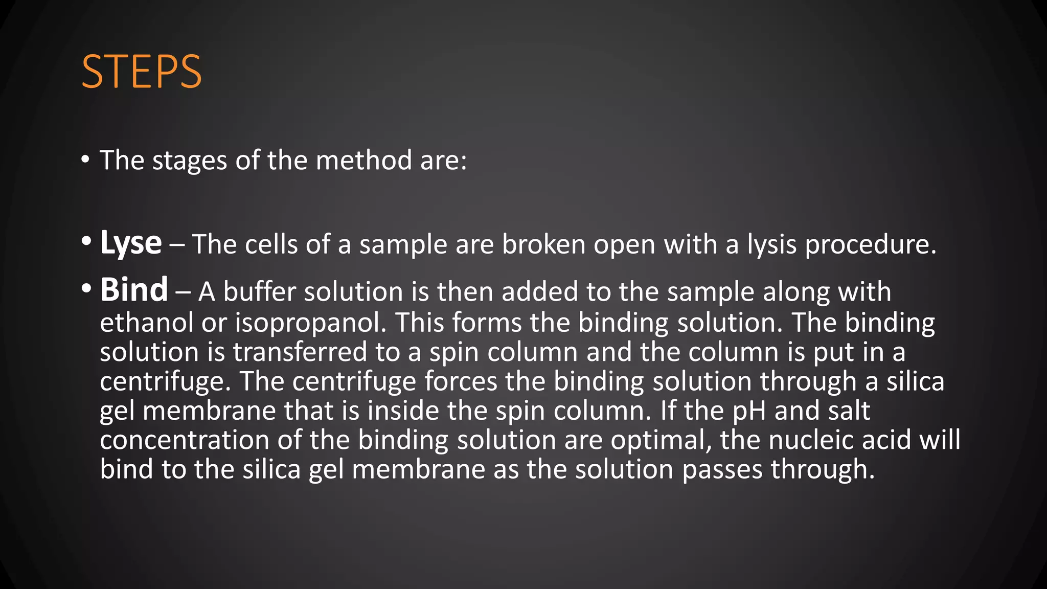 Nucleic acid extraction himanshu | PPTX