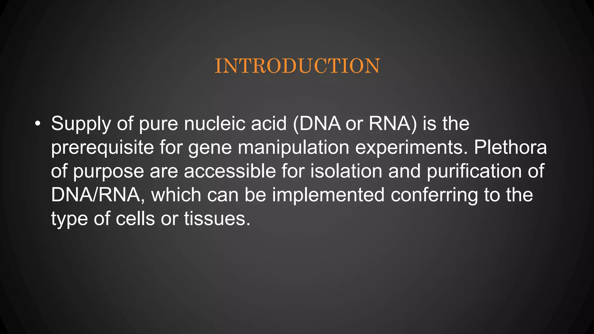 Nucleic acid extraction himanshu | PPTX