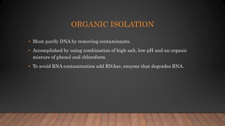 Nucleic acid extraction himanshu | PPTX