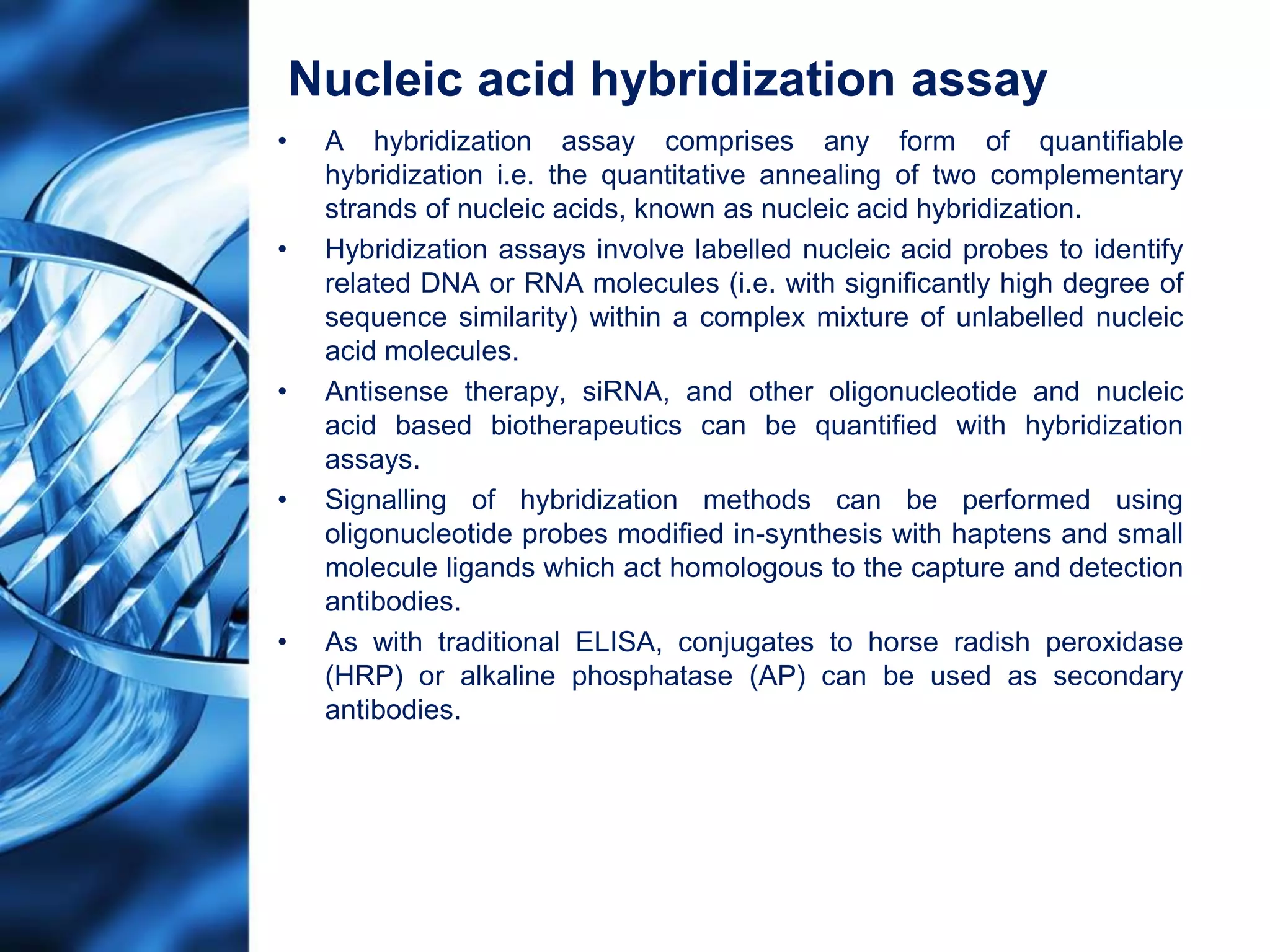 Nucleic acid hybridization | PPTX