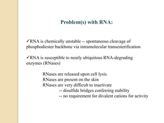 NUCLEIC ACID ISOLATION PROTOCOLS | PPTX