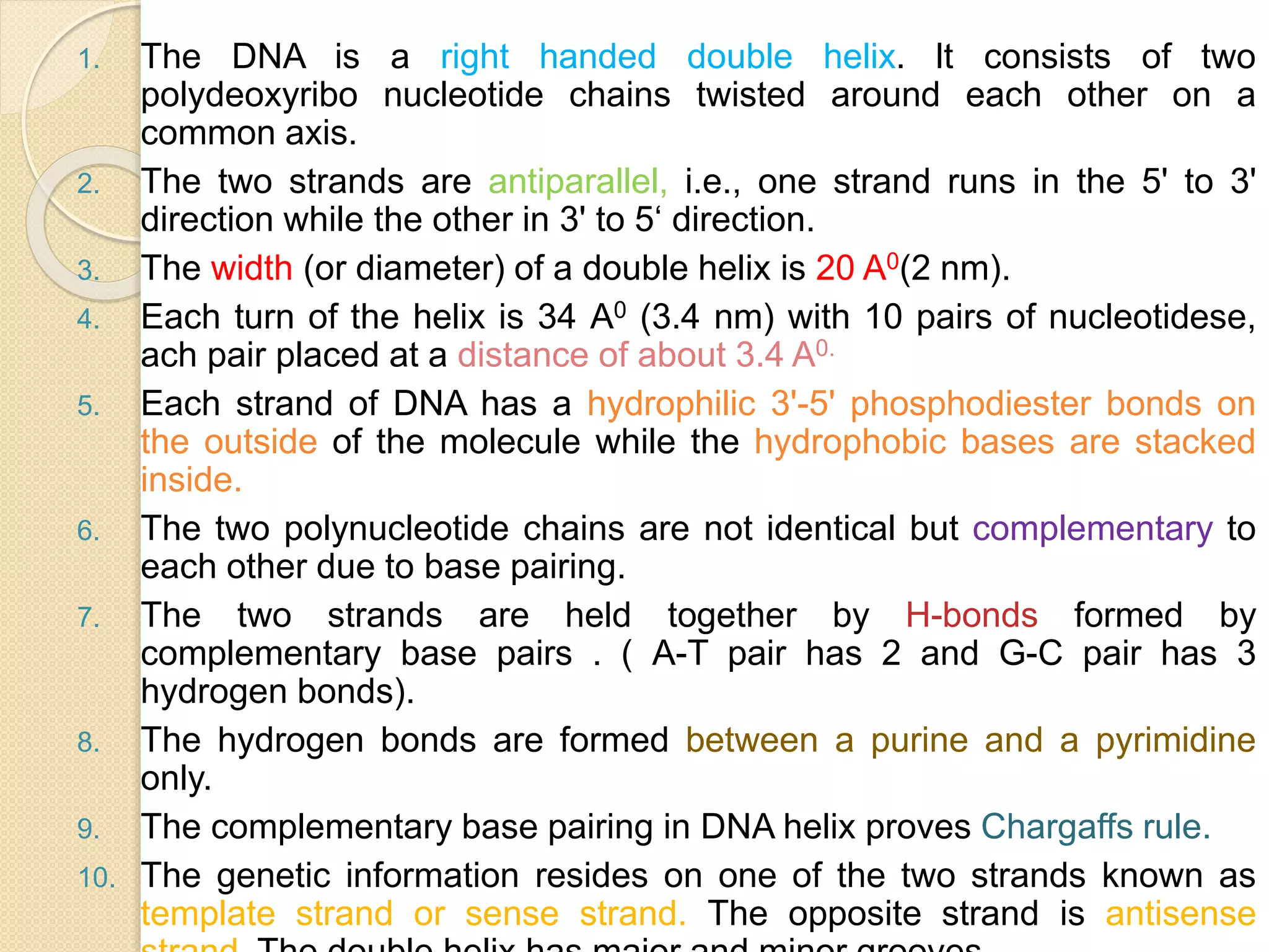 Nucleic acid metabolism and genetic information transfer | PPTX
