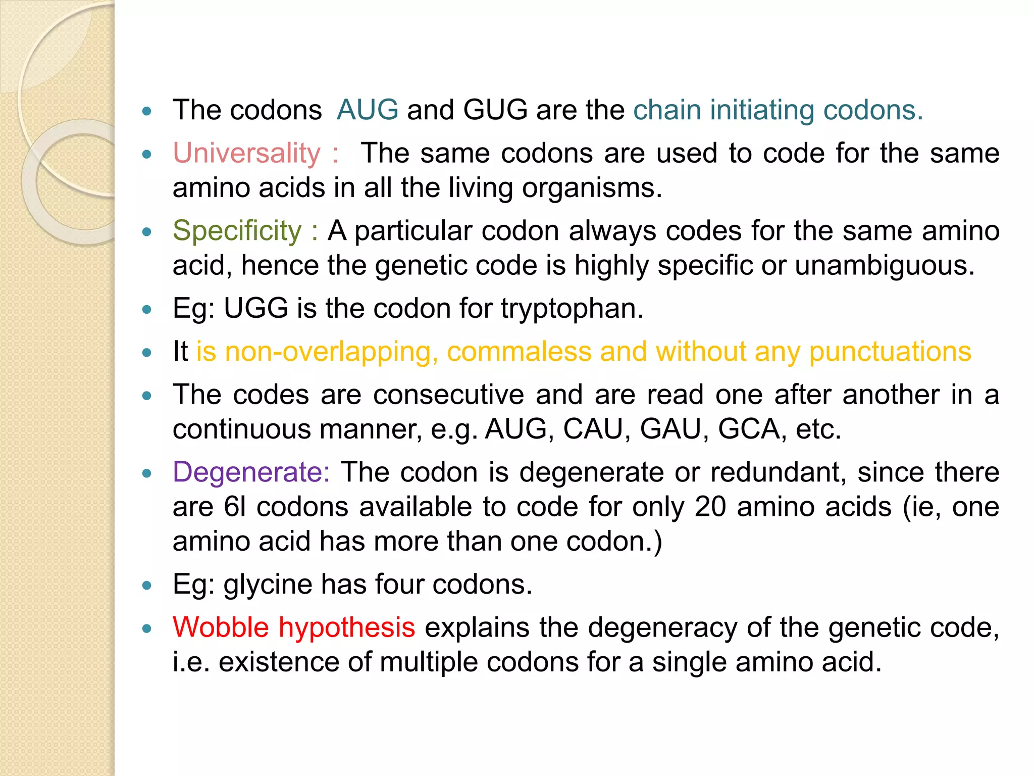 Nucleic acid metabolism and genetic information transfer | PPTX