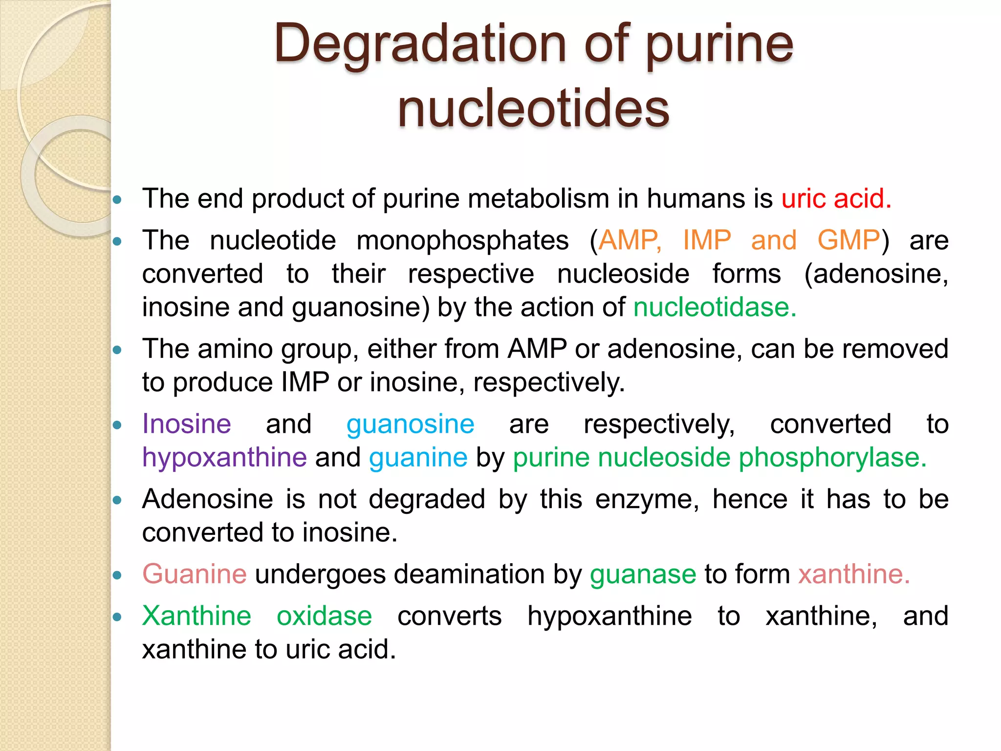 Nucleic acid metabolism and genetic information transfer | PPTX