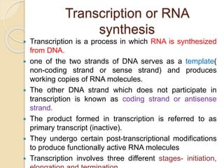 Nucleic acid metabolism and genetic information transfer | PPTX
