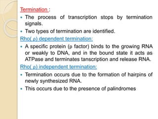 Nucleic acid metabolism and genetic information transfer | PPTX