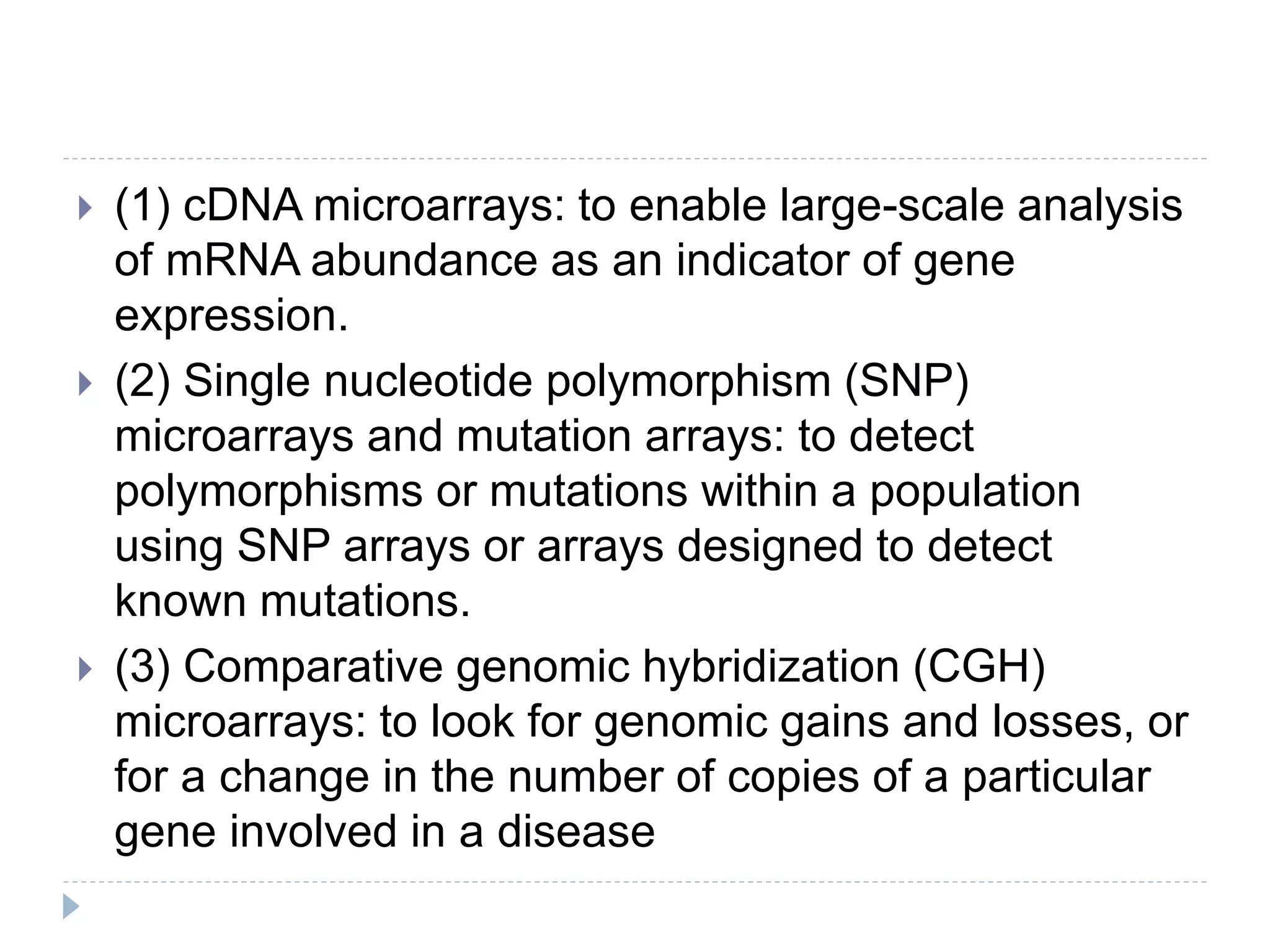 Nucleic acid microarray | PPTX