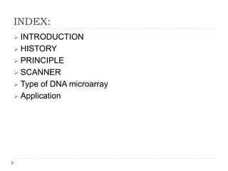 Nucleic acid microarray | PPTX