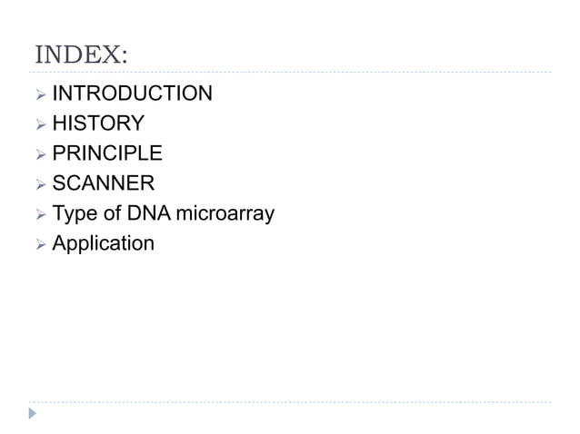 Nucleic acid microarray | PPTX | Chemistry | Science