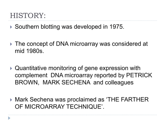 Nucleic acid microarray | PPTX | Chemistry | Science