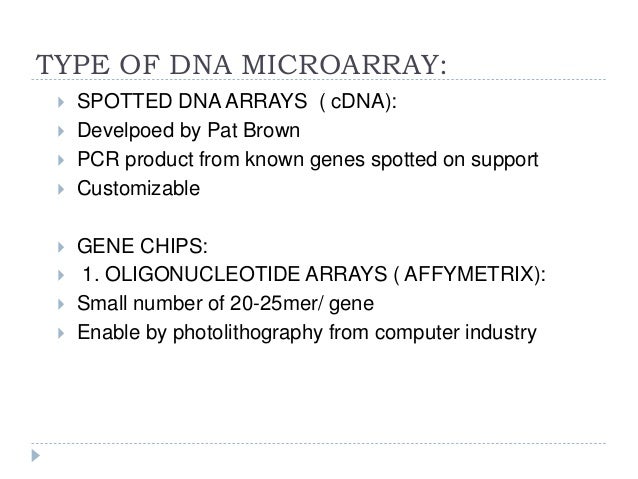 Nucleic acid microarray