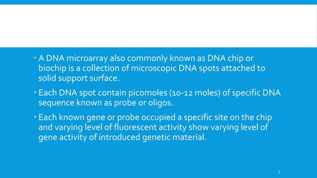 Nucleic Acid Microarray Pptx