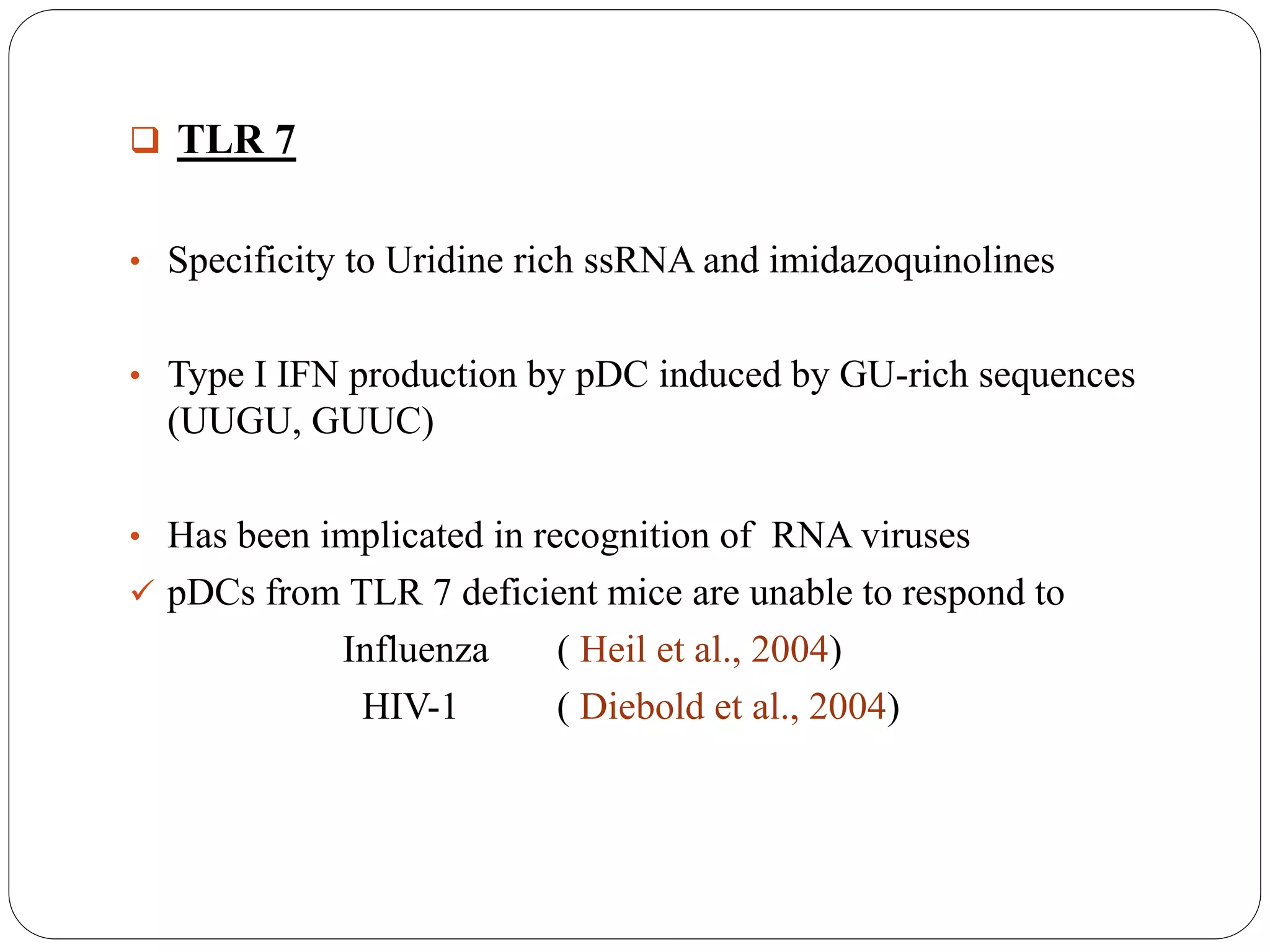 Nucleic acid recognition by the innate immune system | PPT