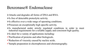 Nucleic acid diagnostic and removal technics from biopharmaceuticals | PPTX