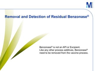 Overcoming challenges of host cell DNA removal in vaccine manufacturing ...