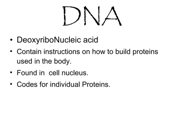 Nucleic acids | PPT | Chemistry | Science