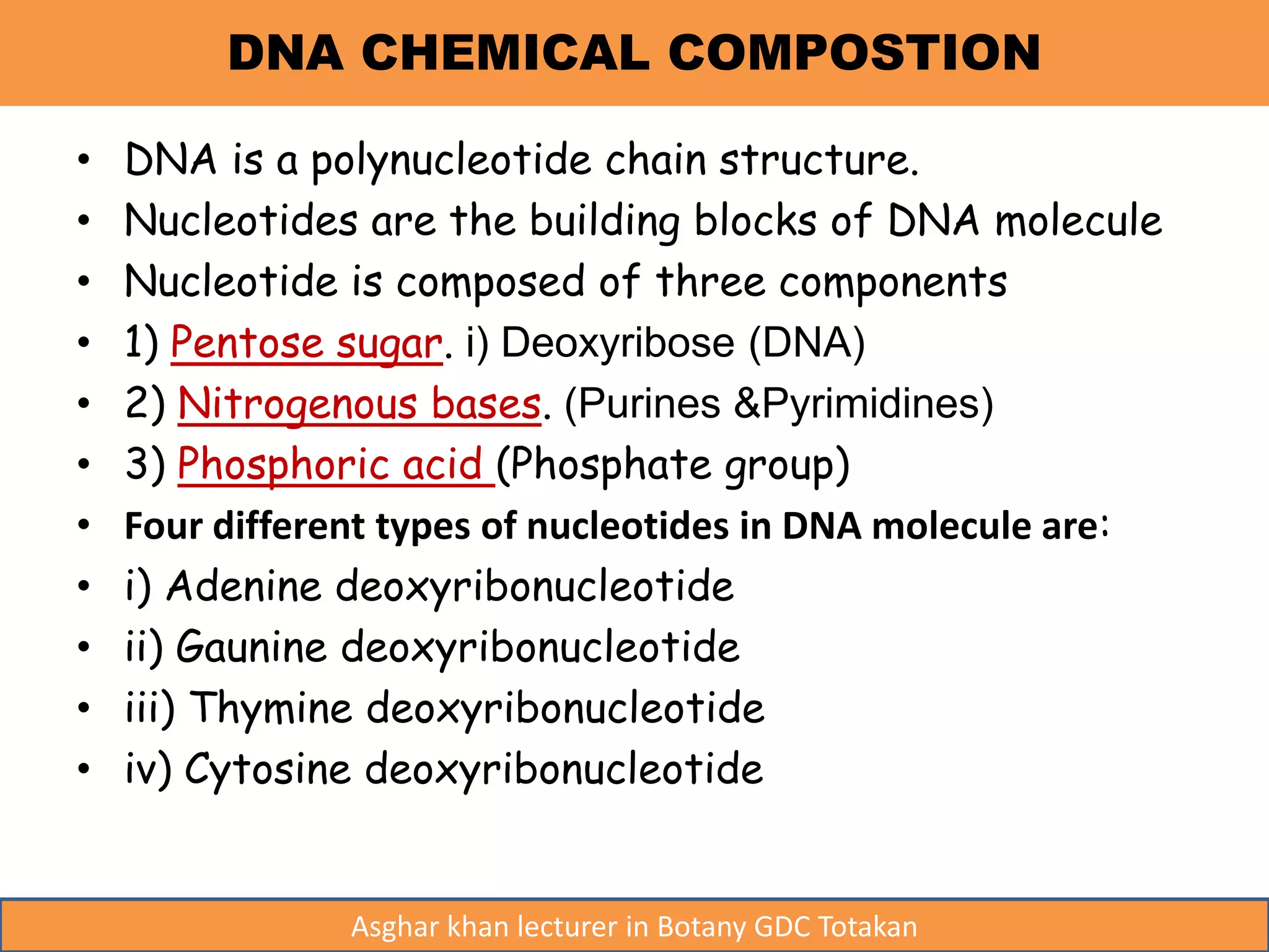 Nucleic acids | PPTX
