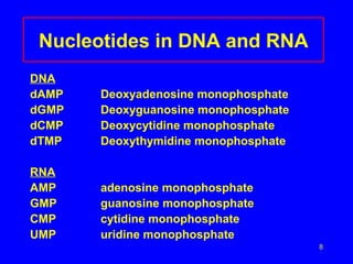 Nucleic acids---(Biochem) | PPT