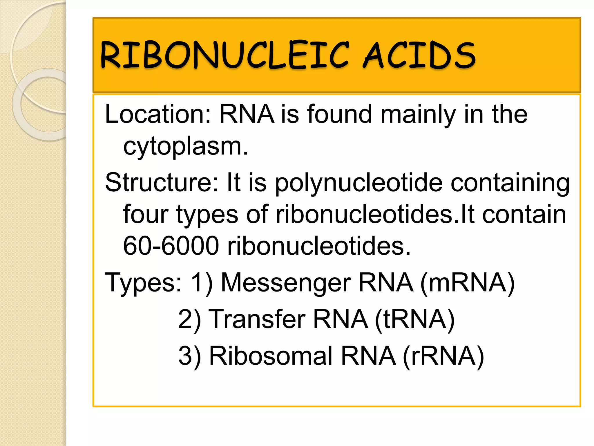 Biomolecules - Nucleic acids | PPT