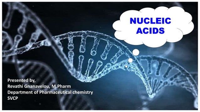 Biomolecules ; Nucleic acids | PPTX | Chemistry | Science