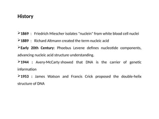 Nucleic acids.pptxndjeejejjeejjejejeejjej | PPTX