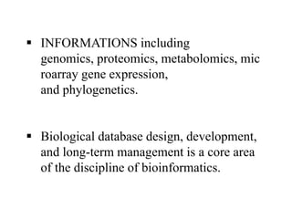 Nucleic Acid Sequence databases | PDF