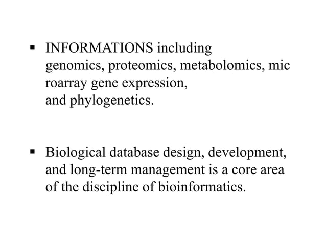 Nucleic Acid Sequence databases | PDF