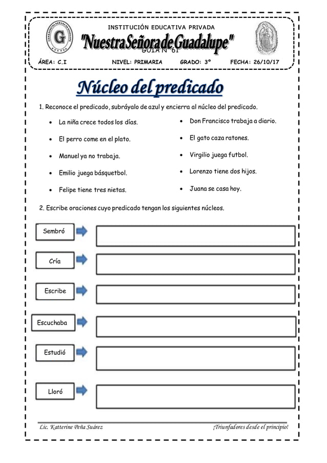 Nucleo del predicado | PDF