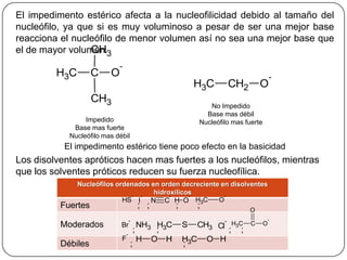 Nucleofilo electrofilo | PPTX