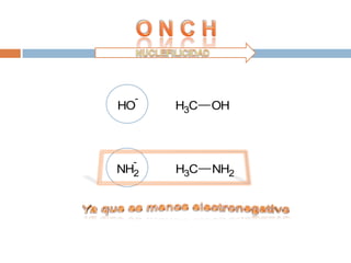 Nucleofilo electrofilo1 | PPTX
