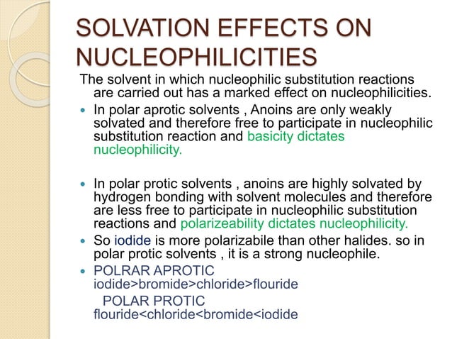 Nucleophile and nucleophilicity | PPTX | Chemistry | Science