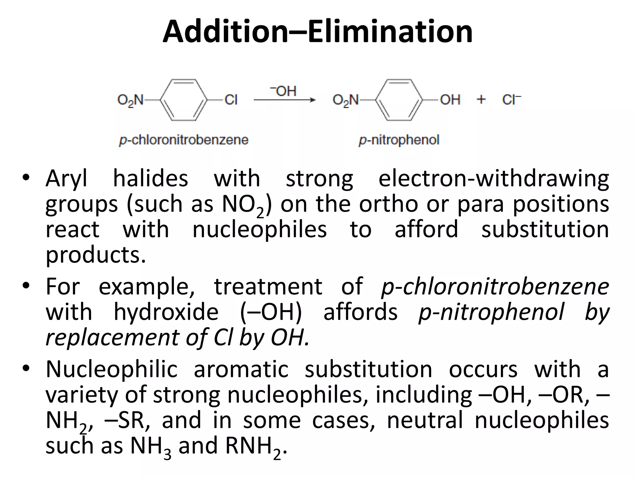 Nucleophilic aromatic substitution | PPTX