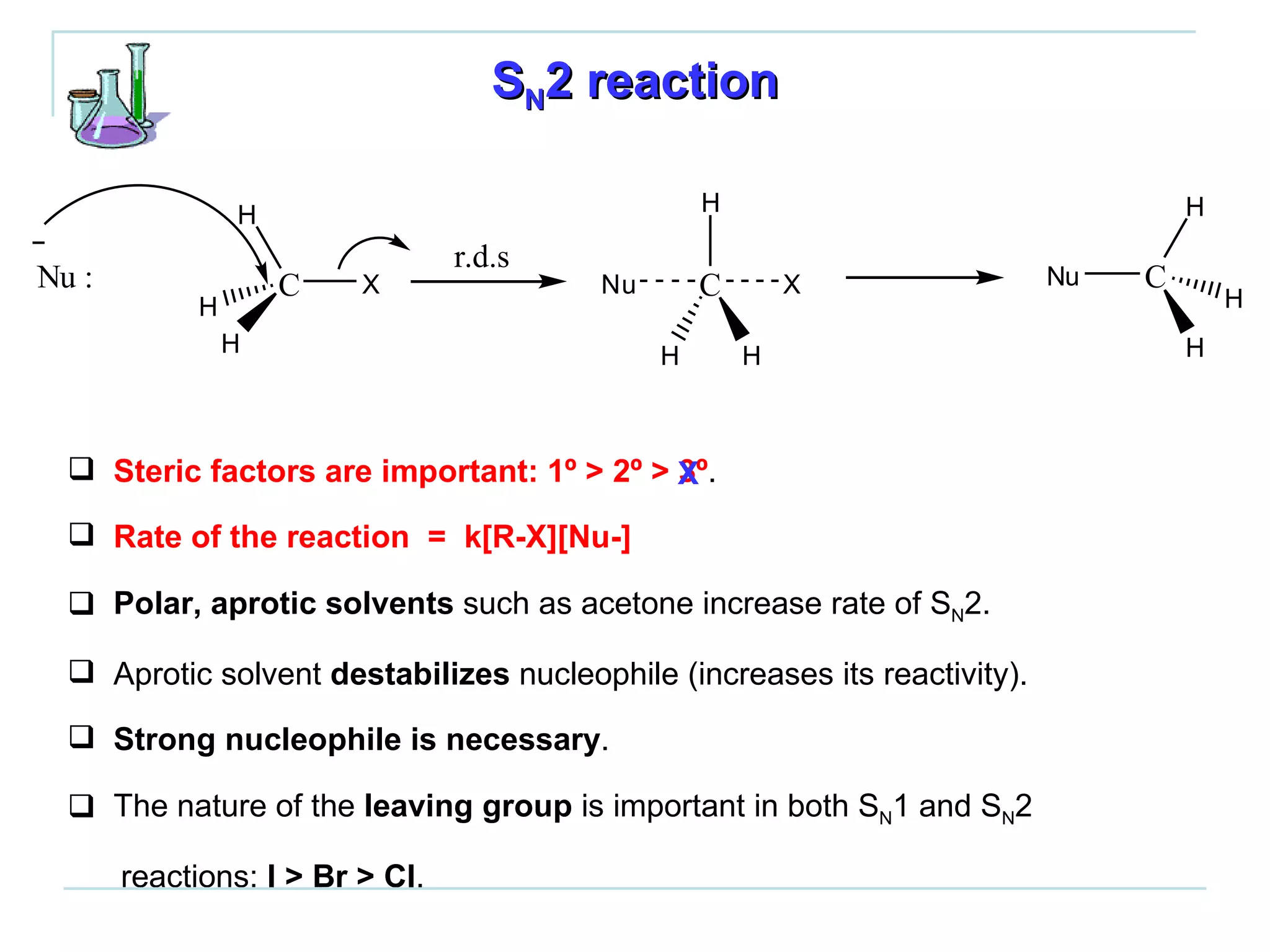 Nucleophilic Substitution Fall 09 | PPT | Chemistry | Science