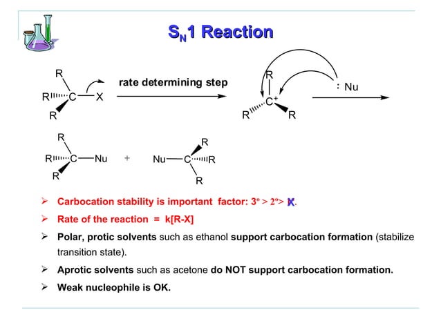 Nucleophilic Substitution Fall 09 | PPT | Chemistry | Science