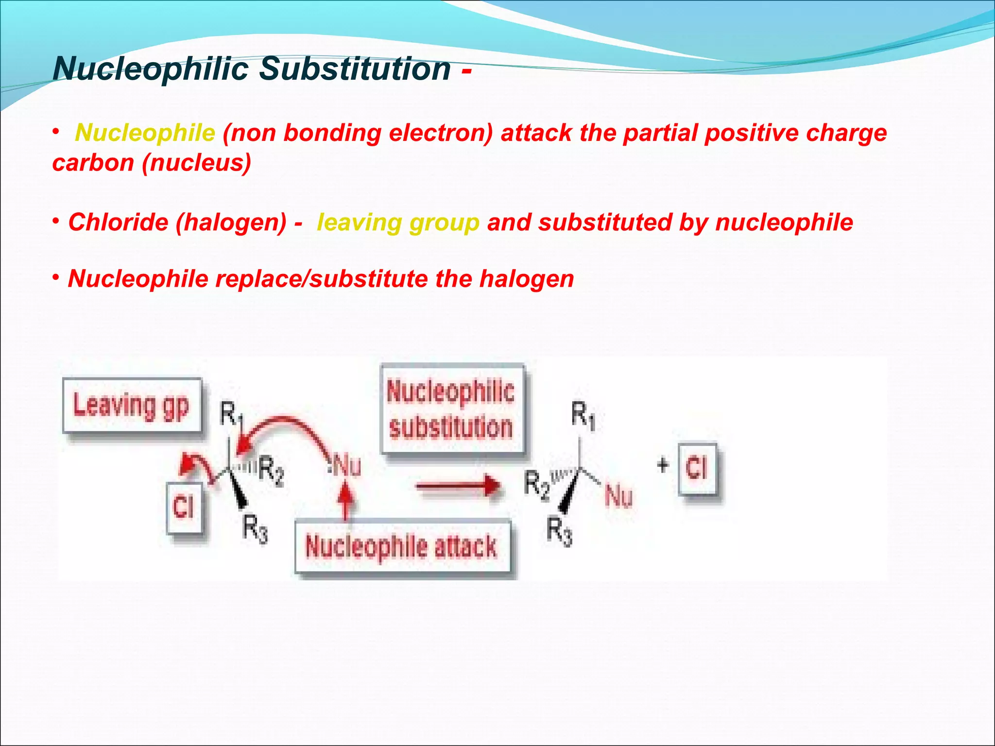 Nucleophilic substitution sn1 sn2 nucleophile halogenoalkane in organic ...