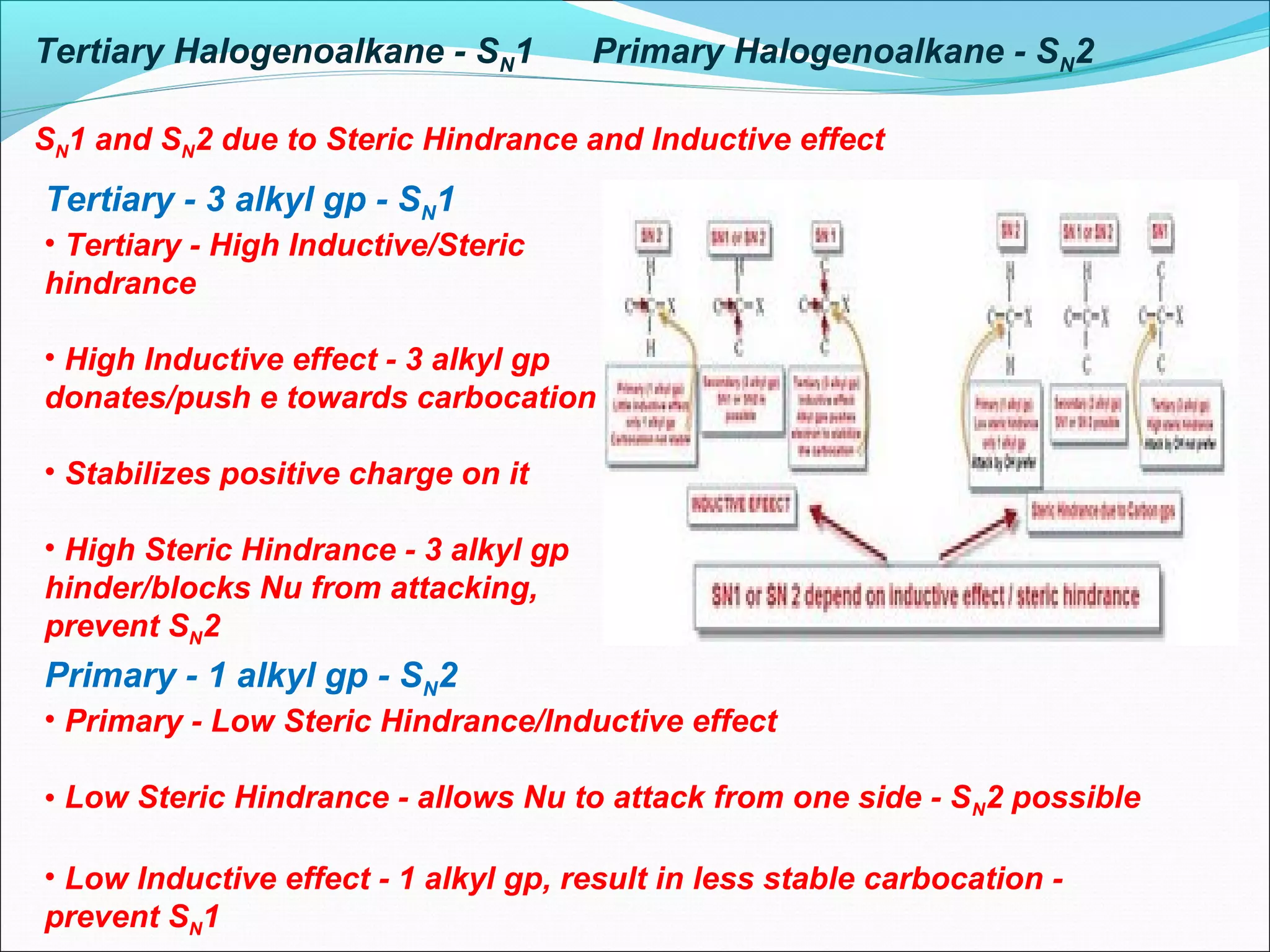 Nucleophilic substitution sn1 sn2 nucleophile halogenoalkane in organic ...