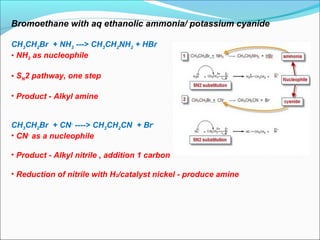Nucleophilic substitution sn1 sn2 nucleophile halogenoalkane in organic ...