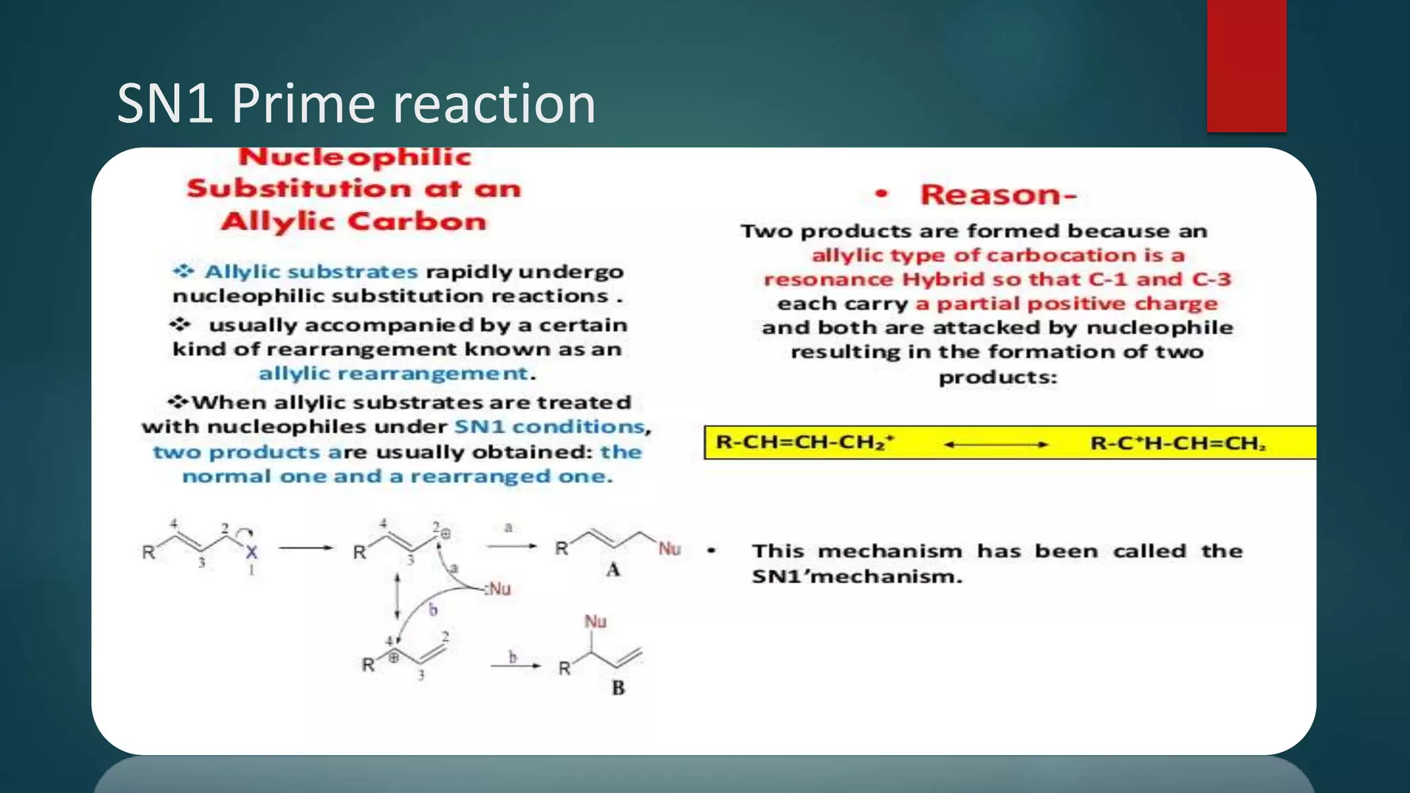 Nucleophilic substitutions reactions | PPTX