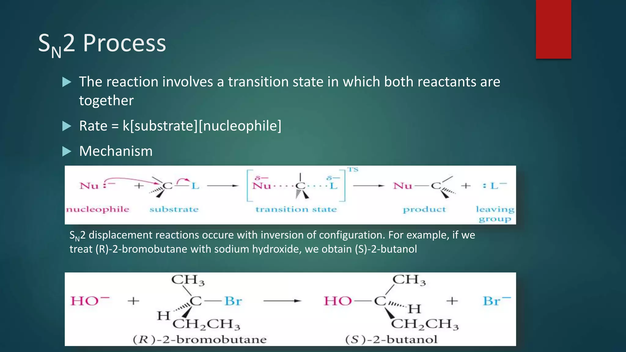 Nucleophilic substitutions reactions | PPTX